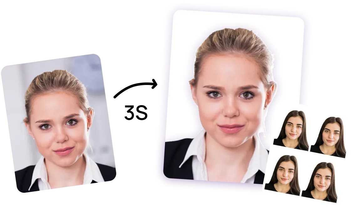 Crea fotos profesionales para CV en un clic