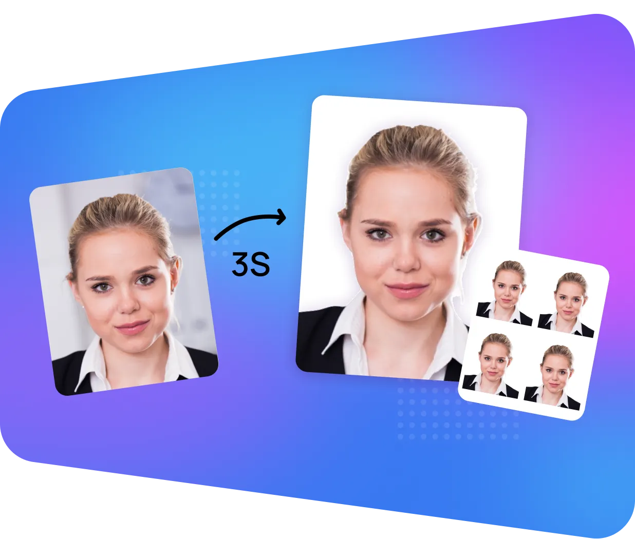 Crea fotos profesionales para CV en un clic